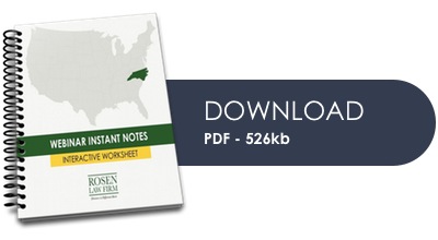 Webinar Instant Notes